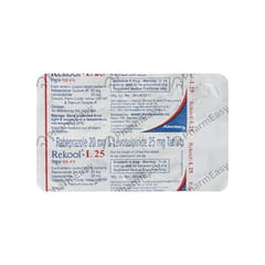 Rekool L 25/20mg Tab 15'S - Uses, Side Effects, Dosage, Composition ...