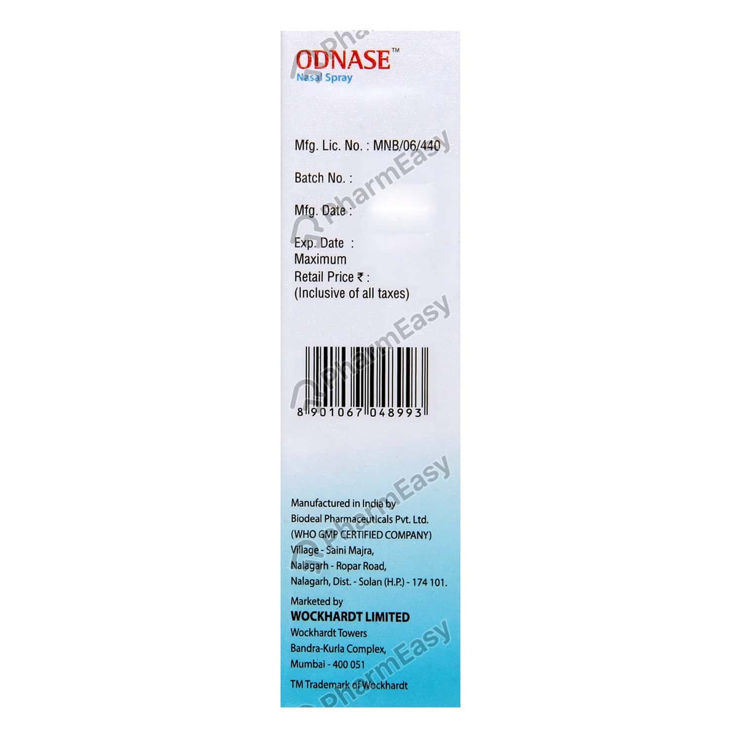Odnase 27.5 MCG Nasal Spray (120): Uses, Side Effects, Price & Dosage ...