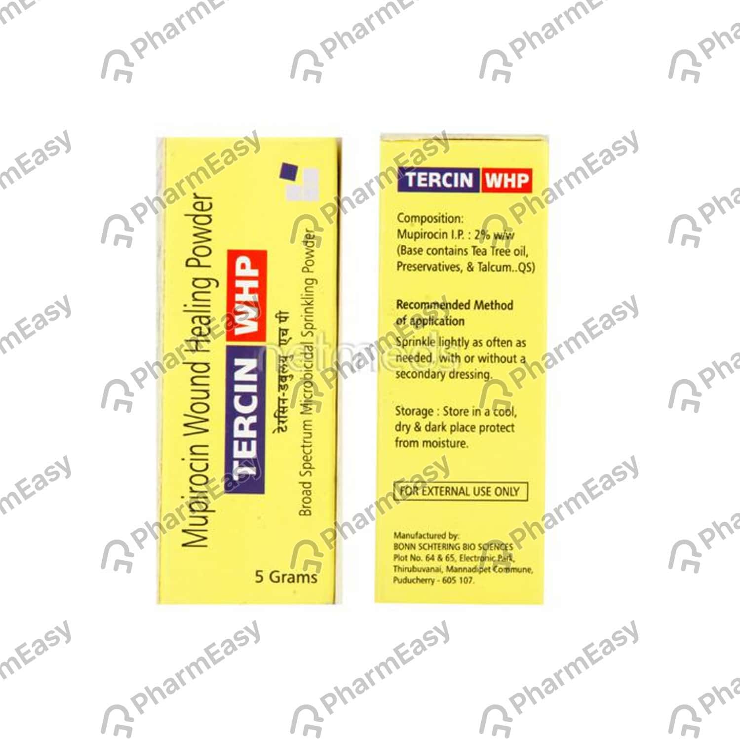 Tercin Whp 2 %W/W Powder (5): Uses, Side Effects, Price & Dosage ...