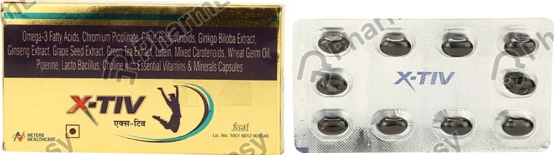 Buy X Tiv Strip Of 10 Capsules Online at Flat 15% OFF | PharmEasy