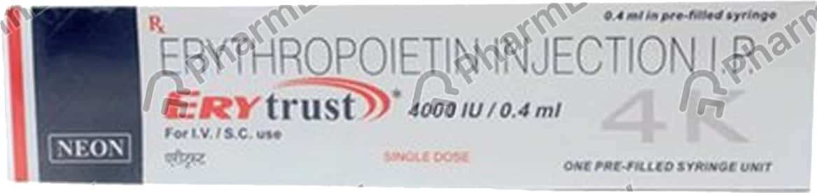 Erytrust 4000 IU Injection (1): Uses, Side Effects, Price & Dosage ...