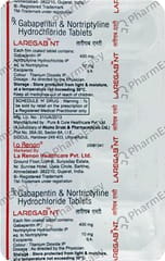 Laregab Nt Strip Of 10 Tablets: Uses, Side Effects, Price & Dosage ...