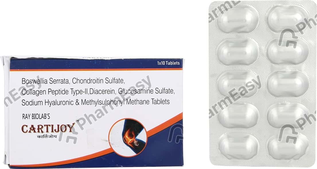 Buy Cartijoy Strip Of 10 Tablets Online at Flat 15% OFF | PharmEasy