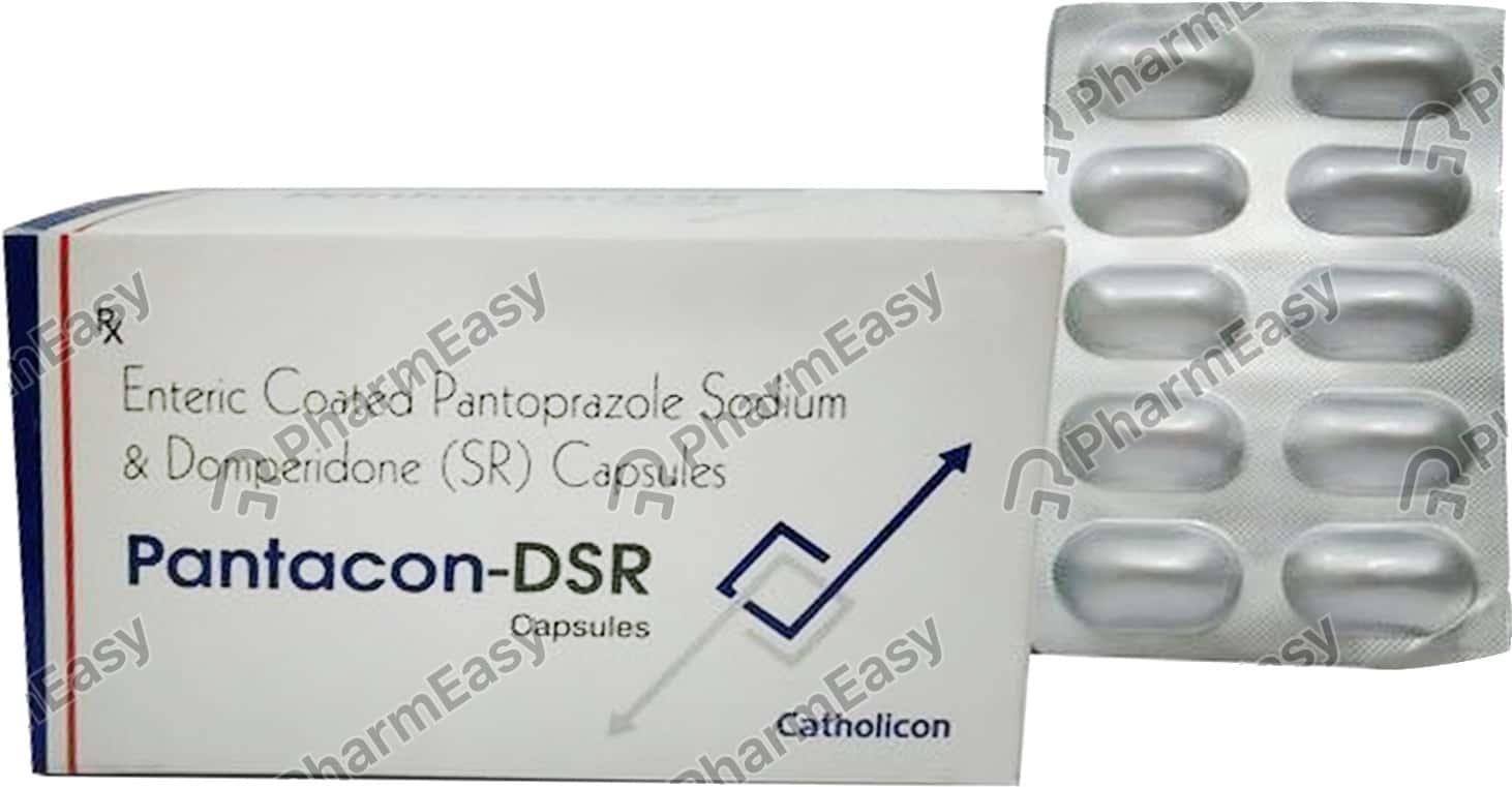 New Pantosec Dsr Strip Of 10 Capsules: Uses, Side Effects, Price ...