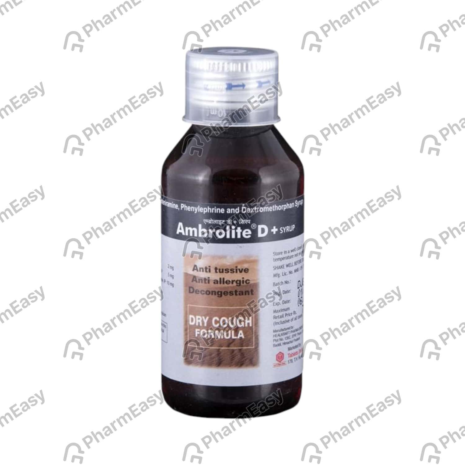 Ambrolite D Plus Bottle Of 60ml Syrup: Uses, Side Effects, Price ...