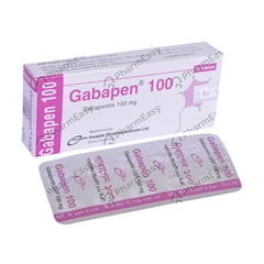 Gabapen 100 MG Tablet (10) - Uses, Side Effects, Dosage, Composition ...