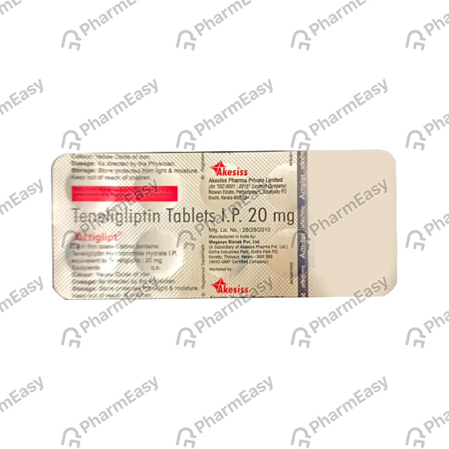 Actiglipt 20 MG Tablet (10): Uses, Side Effects, Price & Dosage | PharmEasy