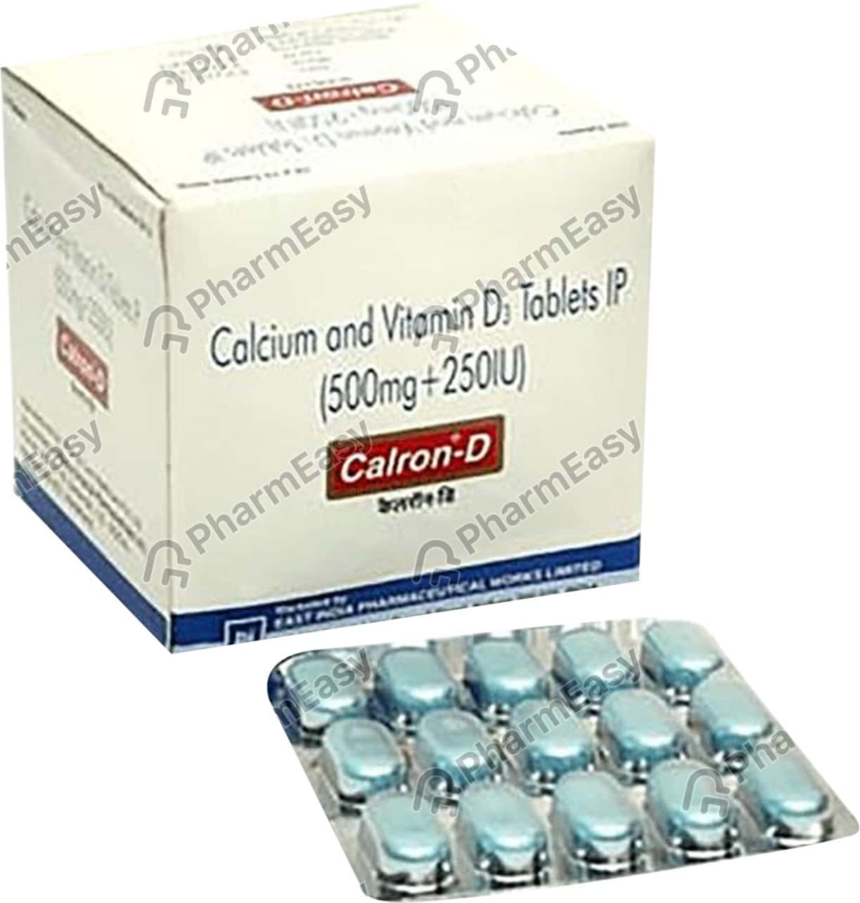 Calron D Strip Of 15 Tablets: Uses, Side Effects, Price & Dosage ...
