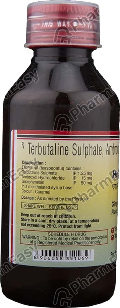 Hhlinctus Ex Ginger And Honey Flavour Bottle Of 100ml Expectorant: Uses ...