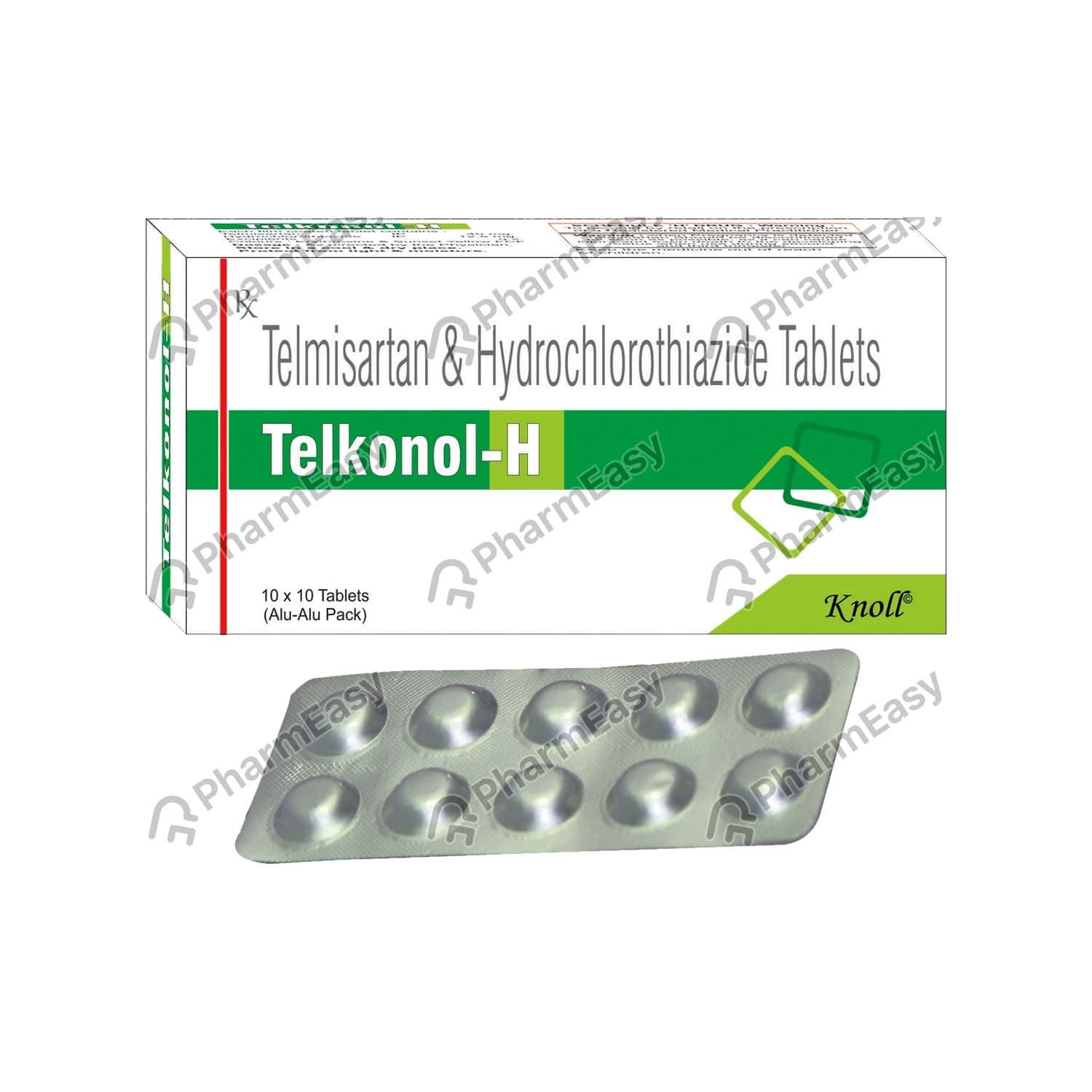 Telkonol H 80mg Strip Of 10 Tablets - Uses, Side Effects, Dosage ...