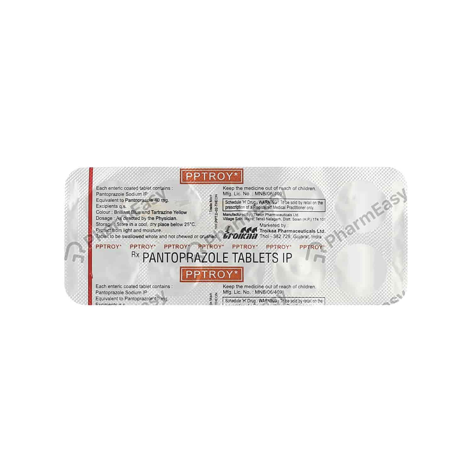 Pptroy Tab - Uses, Side Effects, Dosage, Composition & Price | PharmEasy