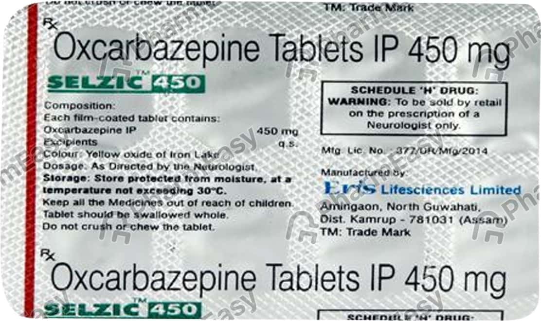 Selzic 450 MG Tablet (10): Uses, Side Effects, Price & Dosage | PharmEasy