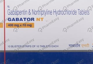 Gabator Nt Strip Of 10 Tablets: Uses, Side Effects, Price & Dosage ...