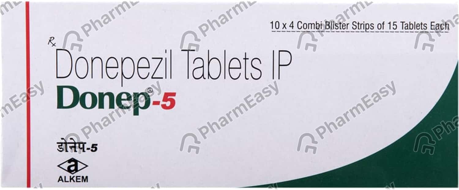 Donep 5 MG Tablet (15): Uses, Side Effects, Price & Dosage | PharmEasy