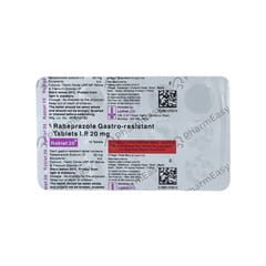 Rablet 20 MG Tablet (15) - Uses, Side Effects, Dosage, Composition ...
