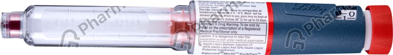 Eglucent Mix 50 Kwikpen 100iu Pre Filled Pen Of 3ml Suspension For ...