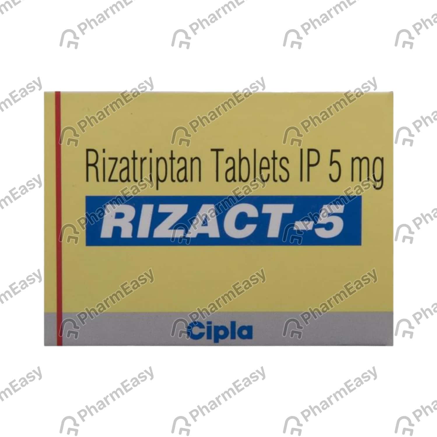 Buy Rizact 5 MG Tablet (10) Online & Save Up to 24% at PharmEasy