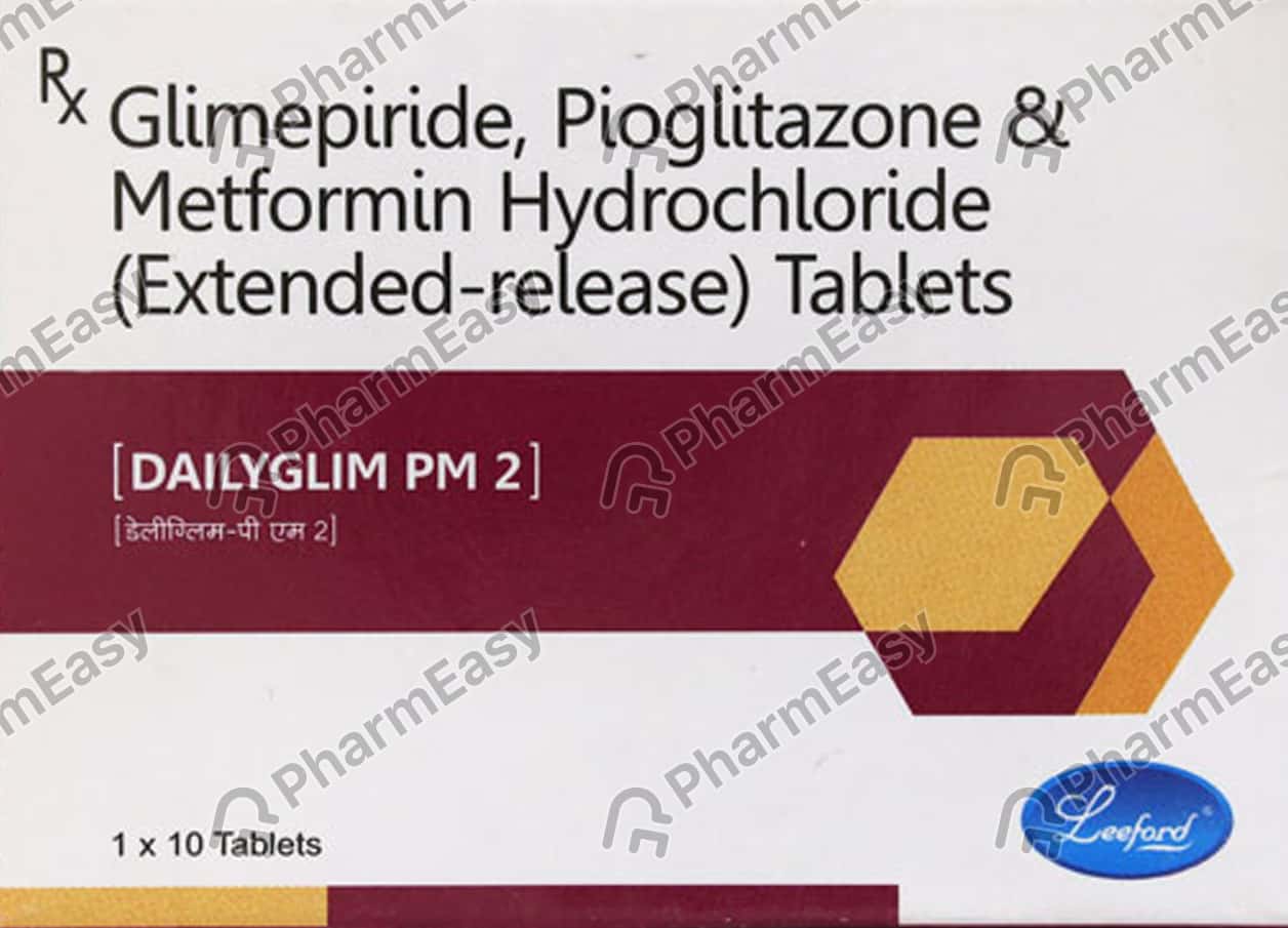 Dailyglim PM2 Tablet: Uses, Side-effects, Price, Dosage & More Info ...