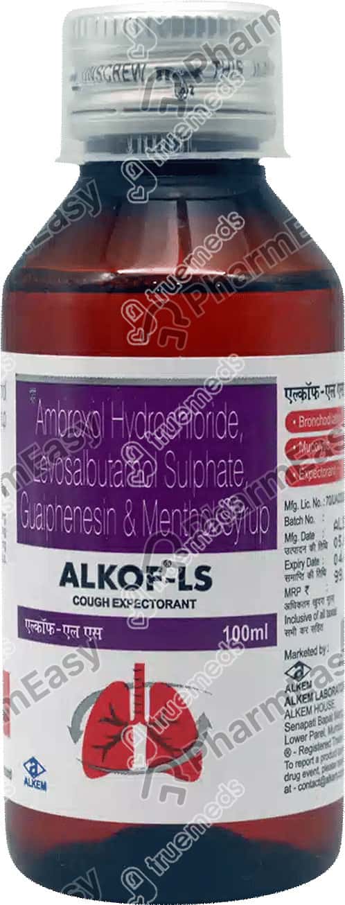 Buy Alkof Ls Bottle Of 100ml Syrup Online at Flat 15% OFF | PharmEasy