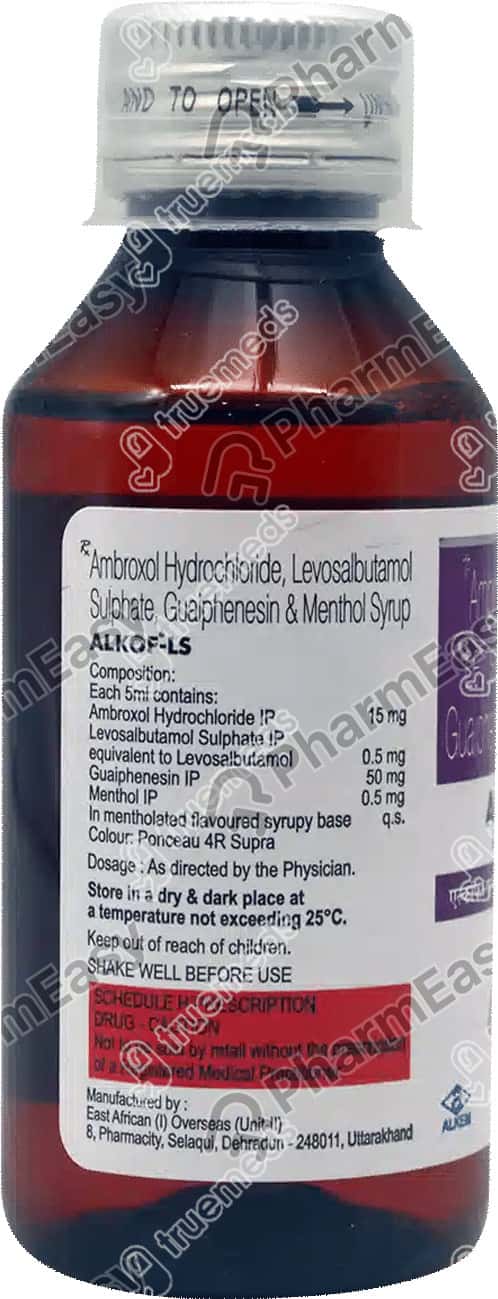 Buy Alkof Ls Syrup 100ml Online at Flat 15% OFF | PharmEasy