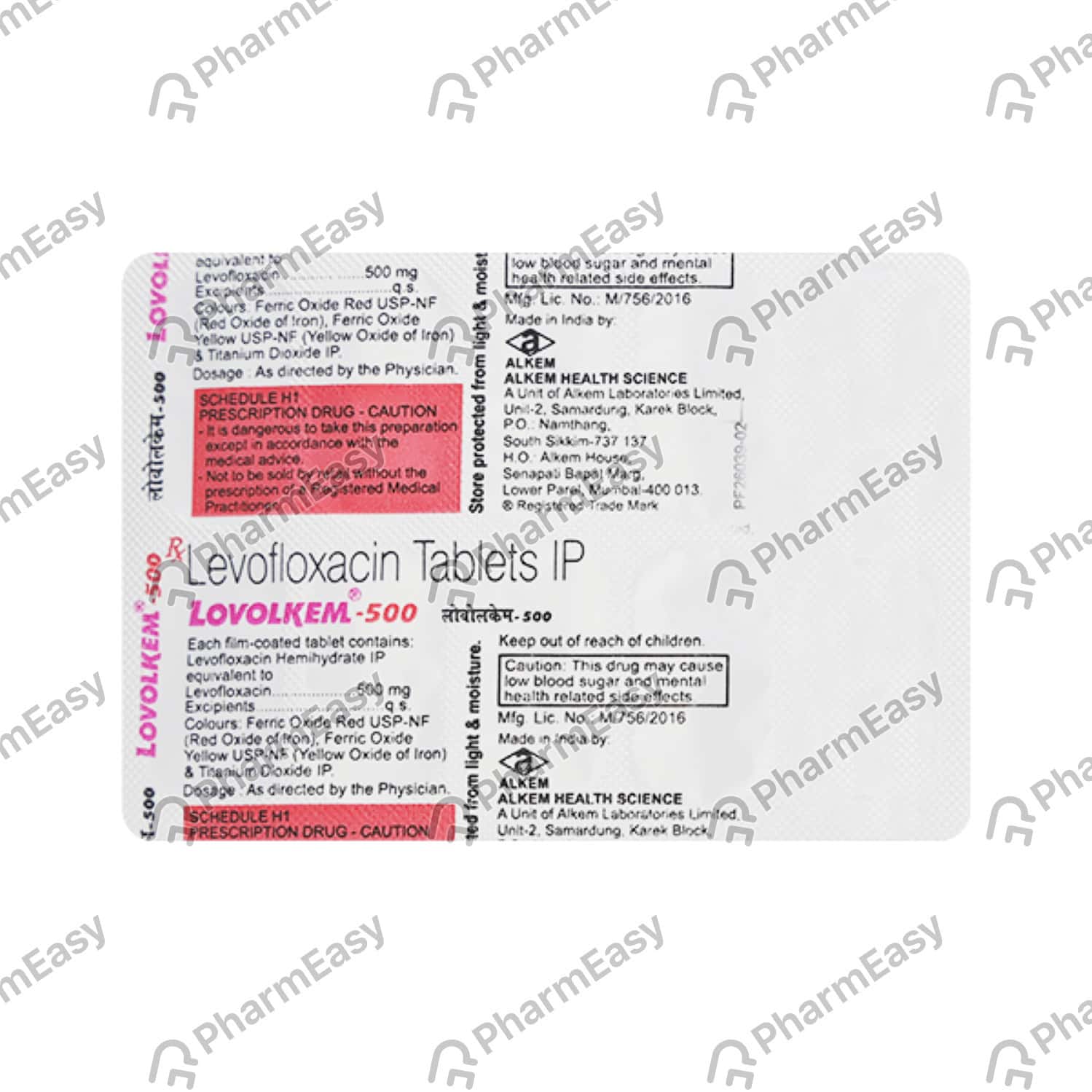 Levoace 500 MG Tablet (5): Uses, Side Effects, Price & Dosage | PharmEasy