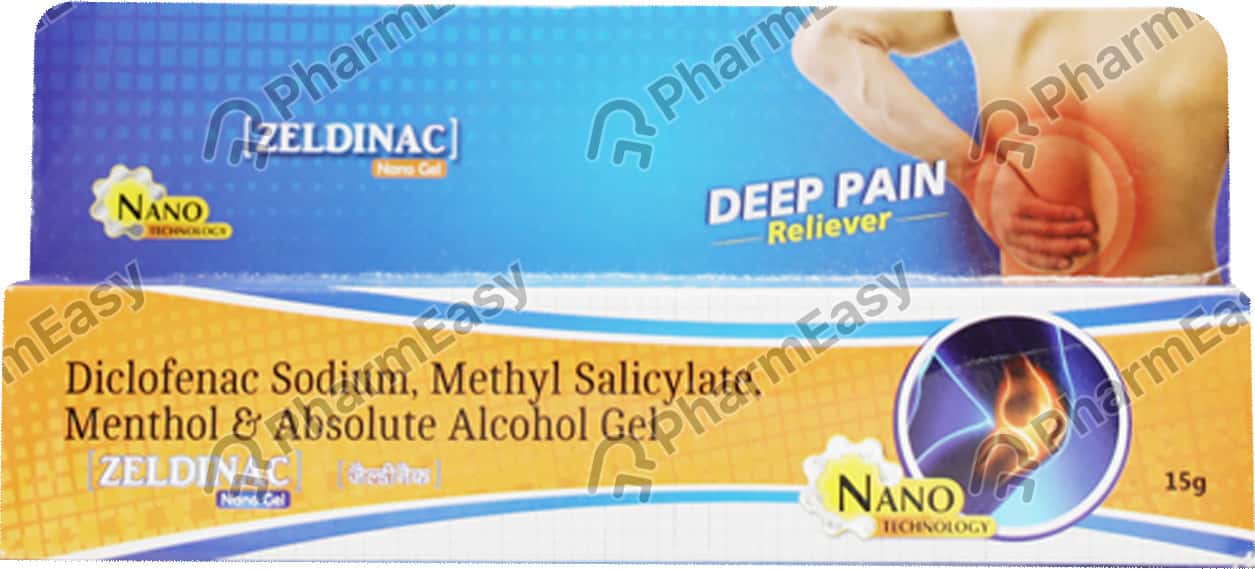 Zeldinac Nano Gel 15gm: Uses, Side Effects, Price & Dosage | PharmEasy