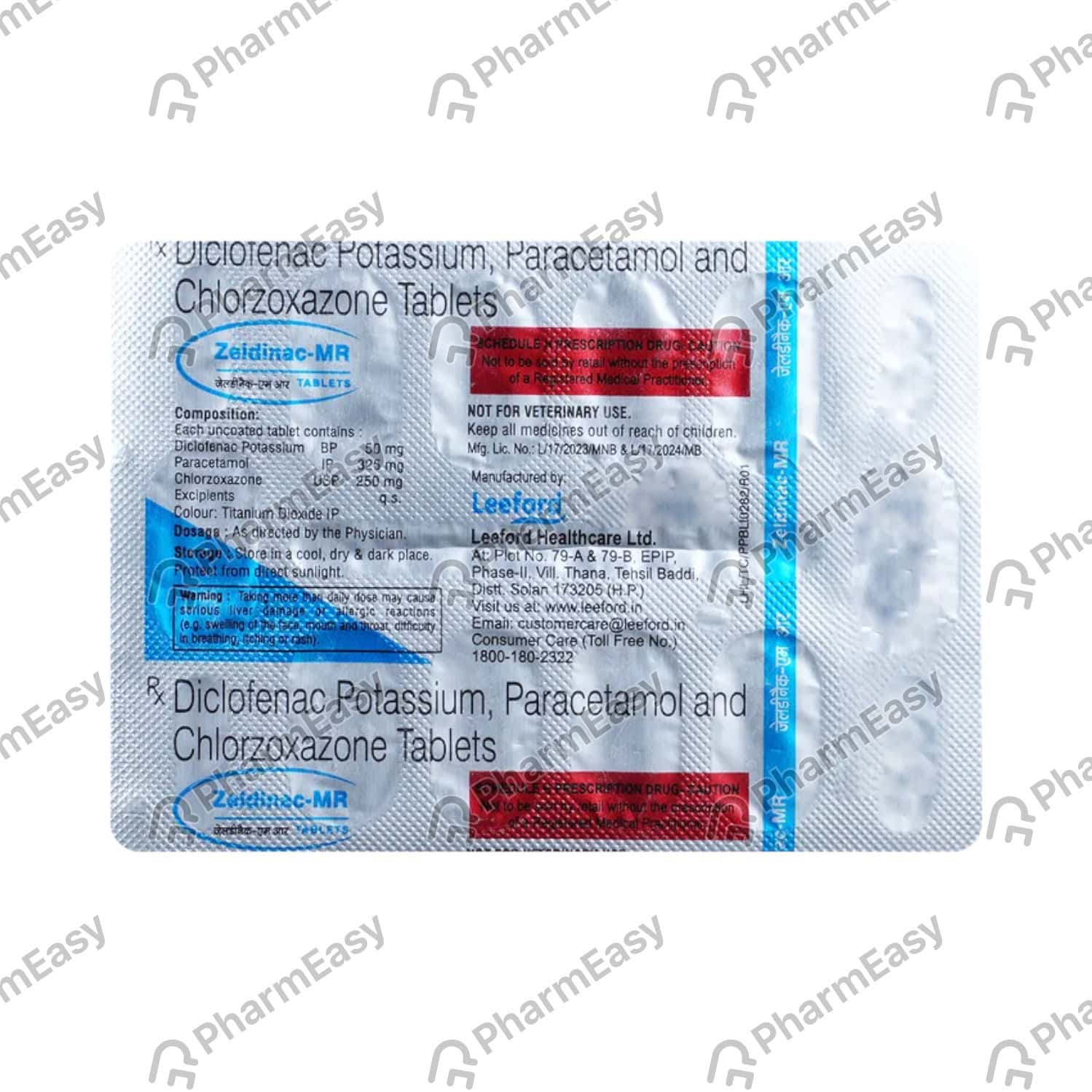 Zeldinac Mr Strip Of 10 Tablets: Uses, Side Effects, Price & Dosage ...