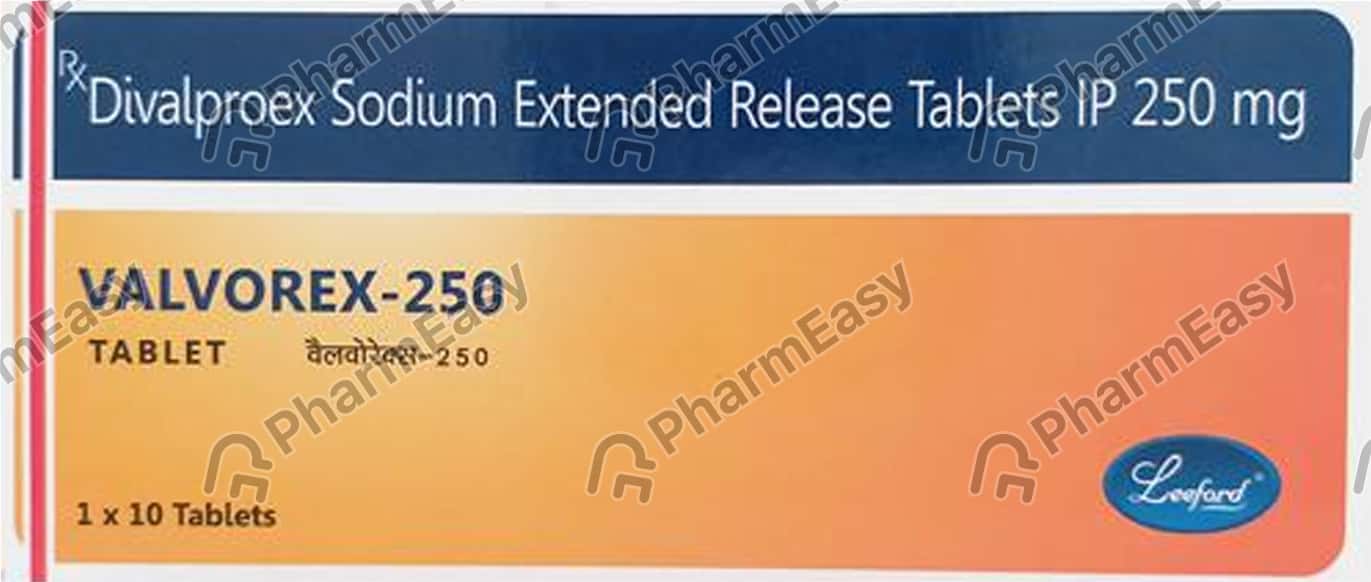 Valvorex 250 MG Tablet (10): Uses, Side Effects, Price & Dosage | PharmEasy