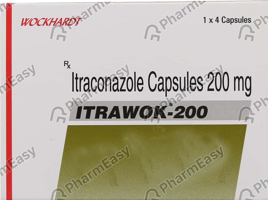 Itrawok 200 MG Capsule (4): Uses, Side Effects, Price & Dosage | PharmEasy