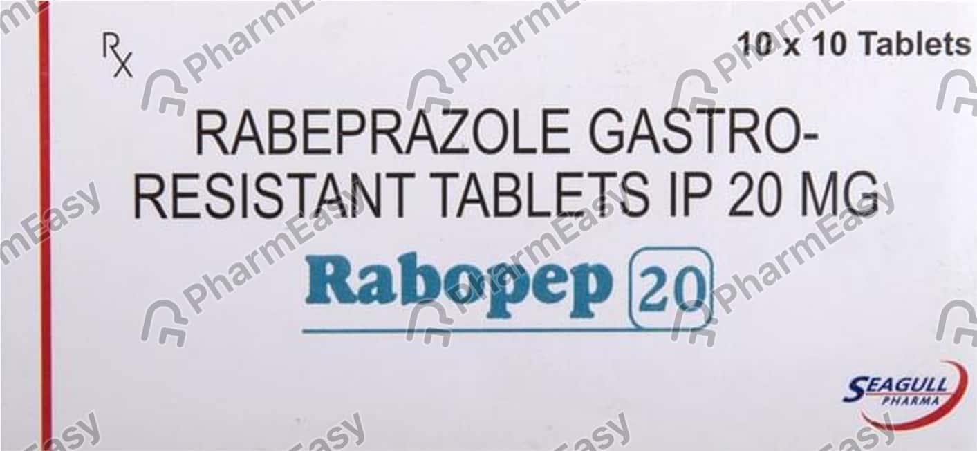 Rabopep 20 MG Tablet (10): Uses, Side Effects, Price & Dosage | PharmEasy