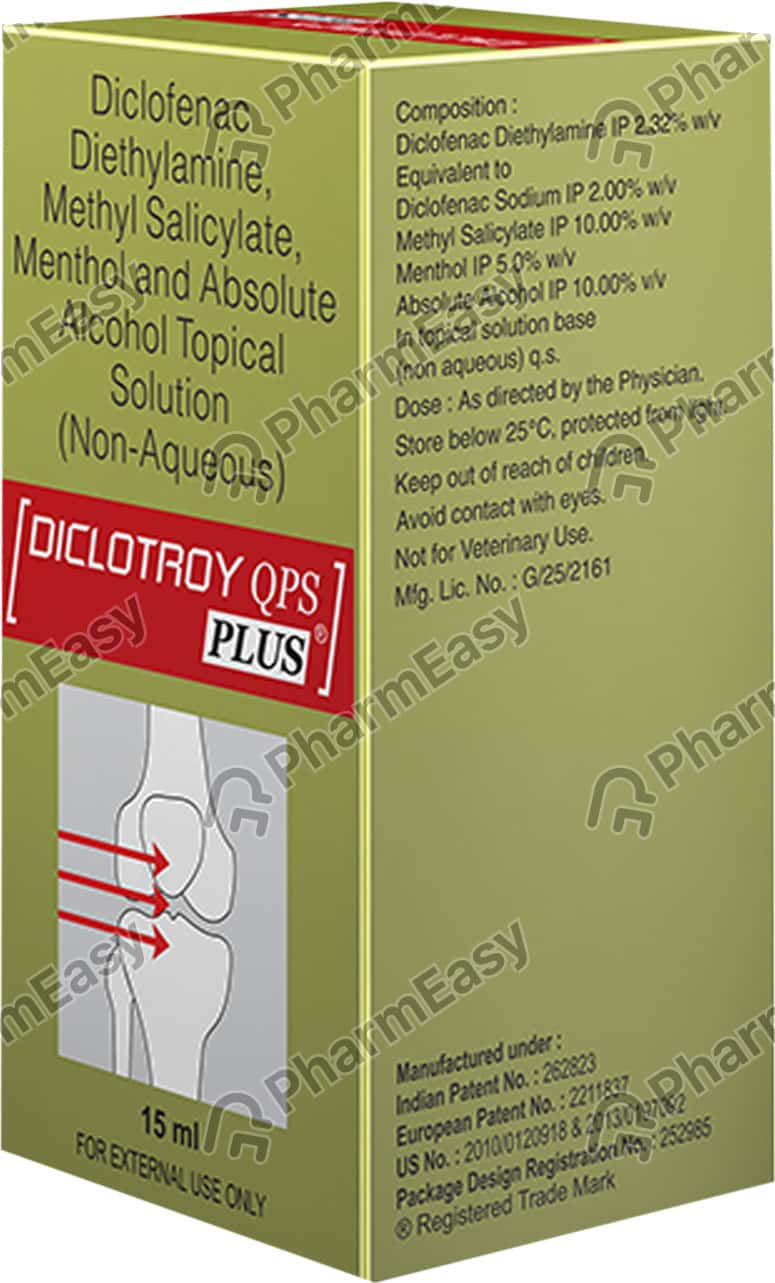 Buy Diclotroy Qps Plus Bottle Of 15ml Skin Solution Online at Flat 15% ...