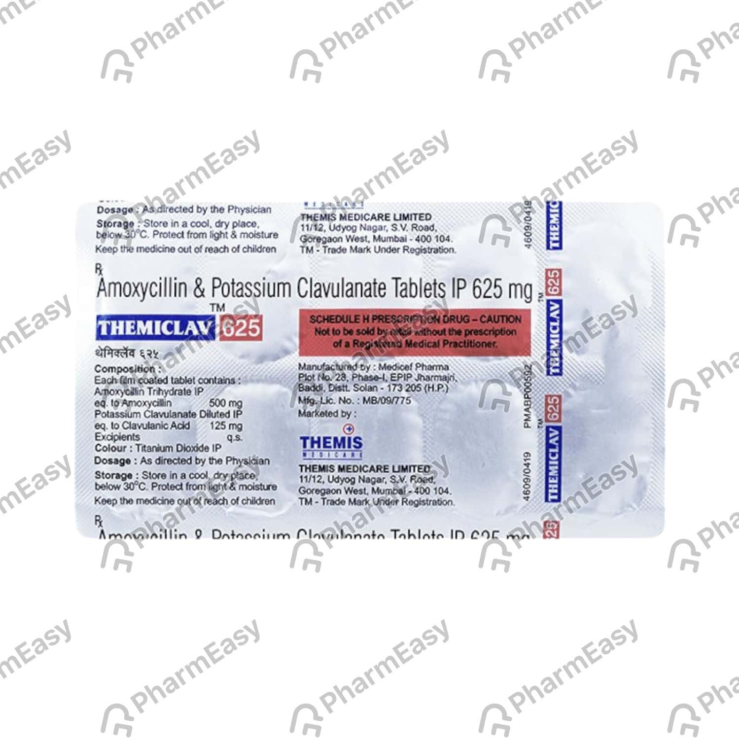 Themiclav 625 Tablet: Uses, Side-effects, Price, Dosage & More Info ...