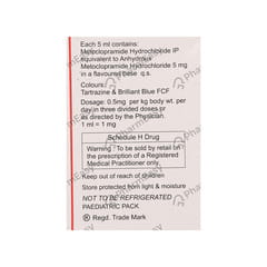 Buy Perinorm 5 MG Syrup (60) Online at Flat 18% OFF* | PharmEasy