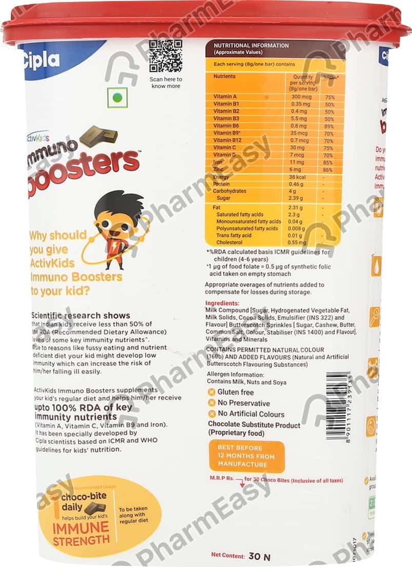 Buy ACTIVKIDS IMMUNO BOOSTERS 4 TO 6 YEAR 8GM Online & Get Upto 60% OFF ...