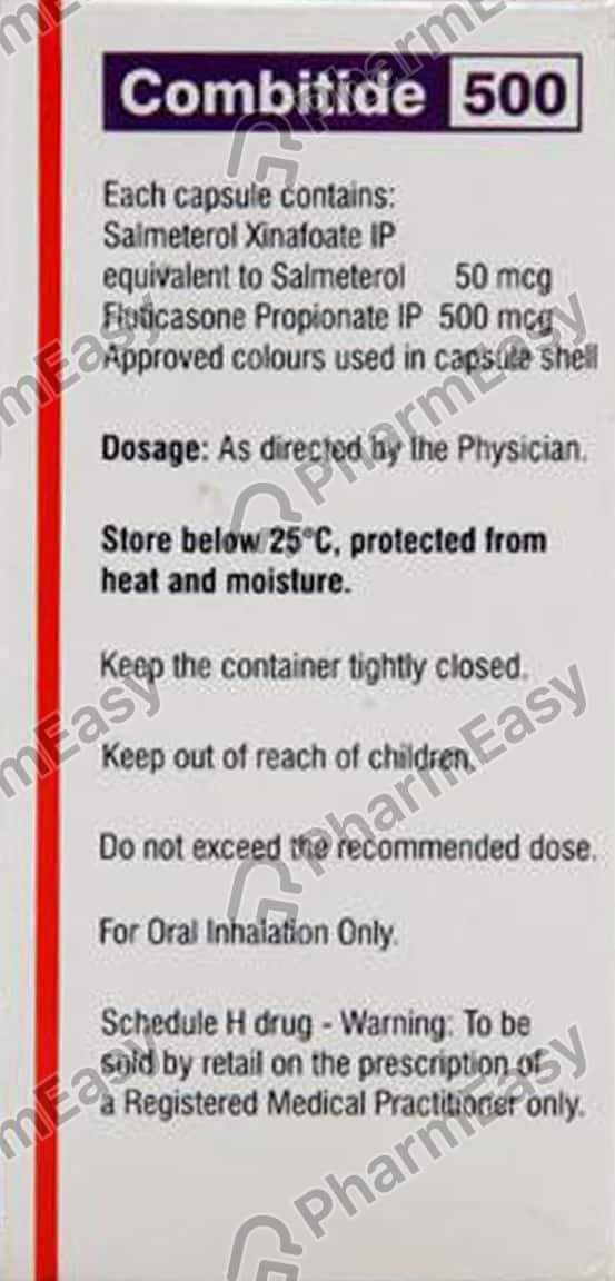 Combitide 500mcg Octacap 30'S: Uses, Side Effects, Price & Dosage ...