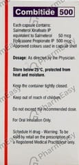 Combitide 500mcg Octacap 30'S: Uses, Side Effects, Price & Dosage ...