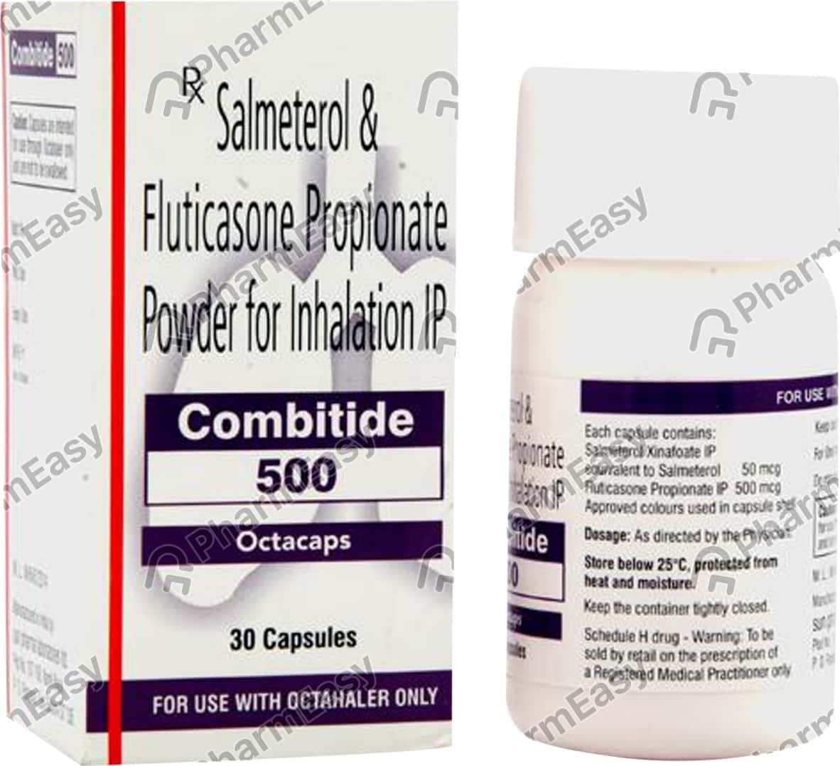 Combitide 500mcg Octacap 30'S: Uses, Side Effects, Price & Dosage ...