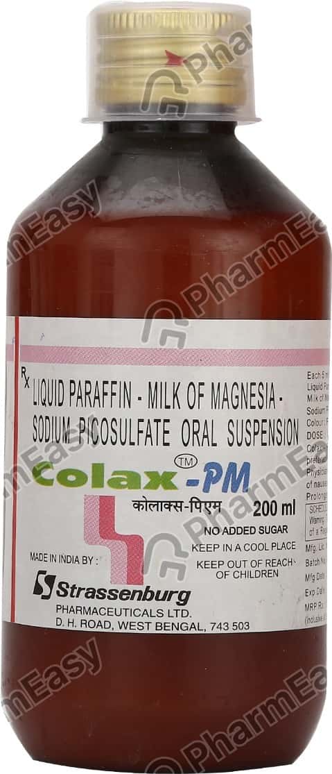 Colax Pm Oral Suspension 200ml: Uses, Side Effects, Price & Dosage ...