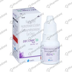 Decomic Plus Bottle Of 10ml Eye Drops: Uses, Side Effects, Price ...