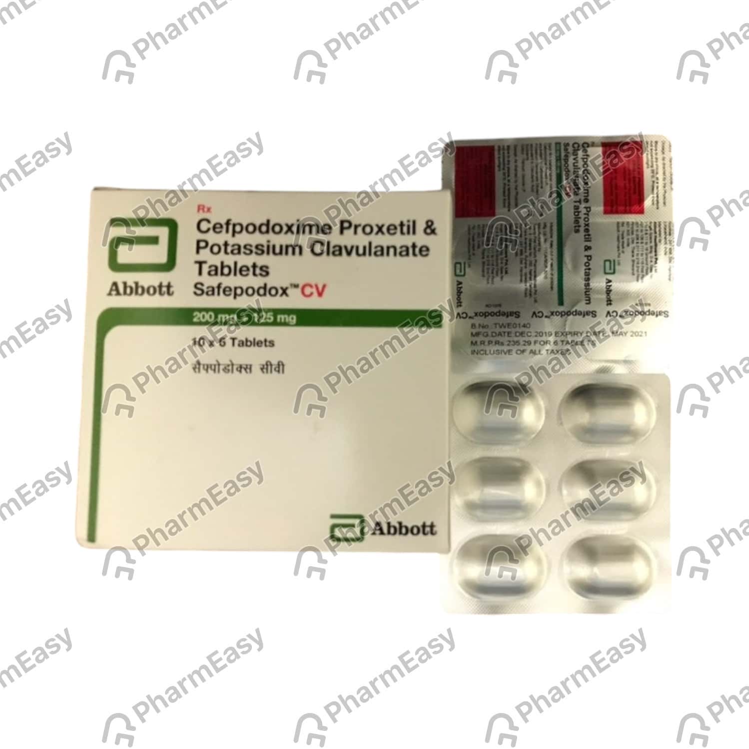 Safepodox Cv Strip Of 6 Tablets: Uses, Side Effects, Price & Dosage ...