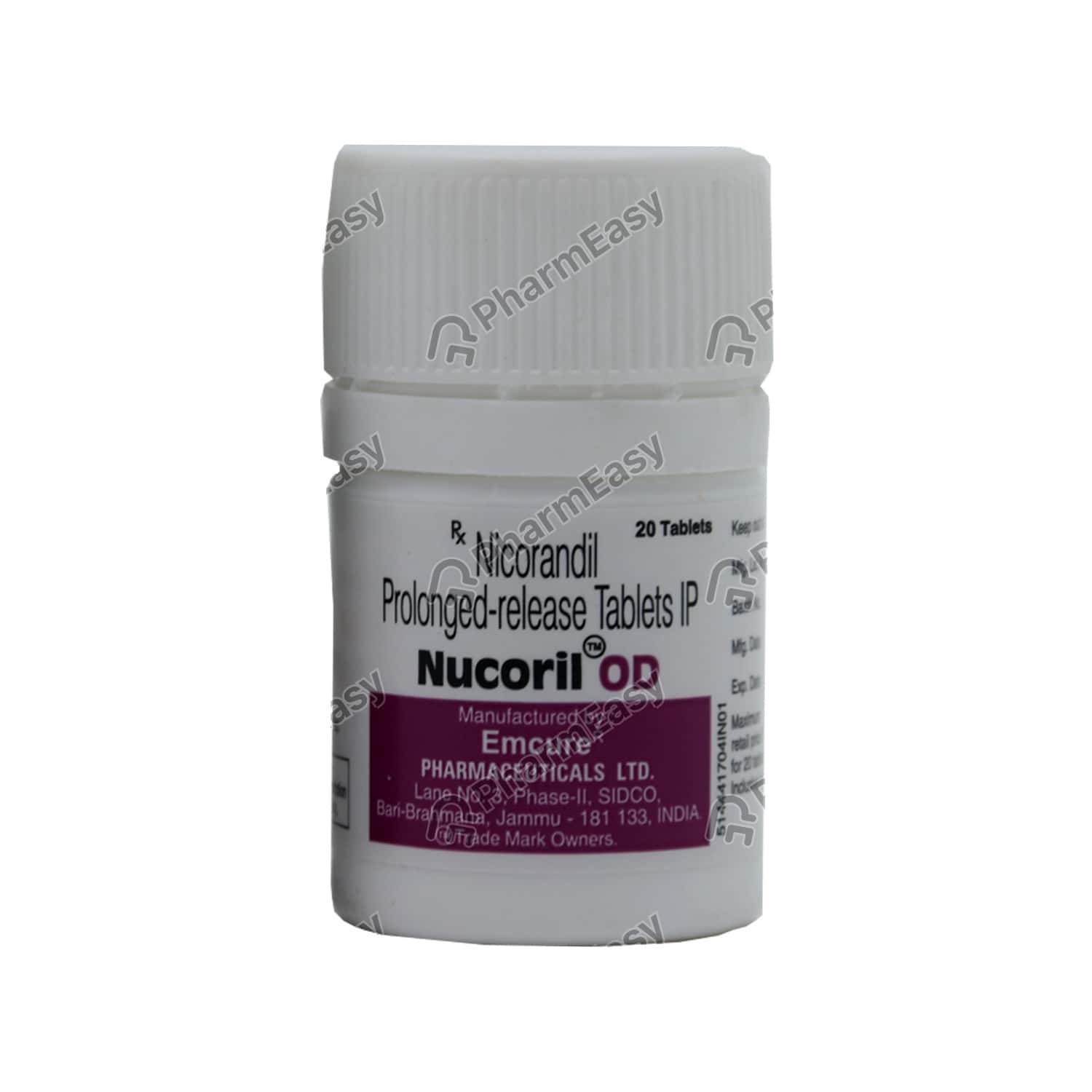 Buy Nucoril Od Bottle Of 20 Tablets Online at Flat 18% OFF* | PharmEasy