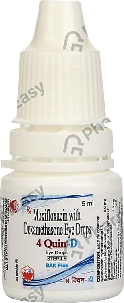 4 Quin D Eye Drops 5ml: Uses, Side Effects, Price & Dosage | PharmEasy