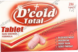 D Cold Total Strip Of 6 Tablets: Uses, Side Effects, Price, Dosage ...