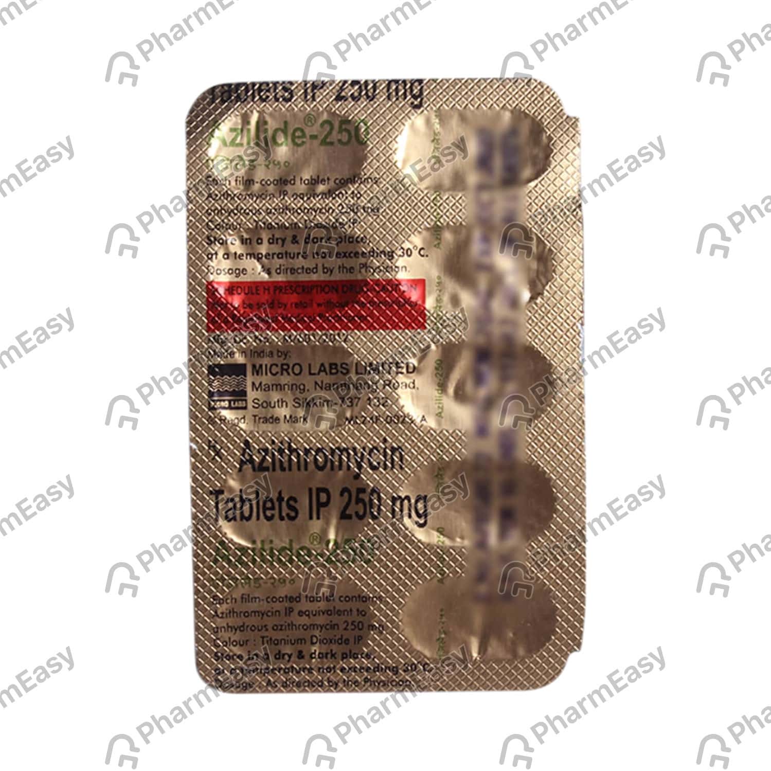 Azilide 250 MG Tablet (10): Uses, Side Effects, Price & Dosage | PharmEasy