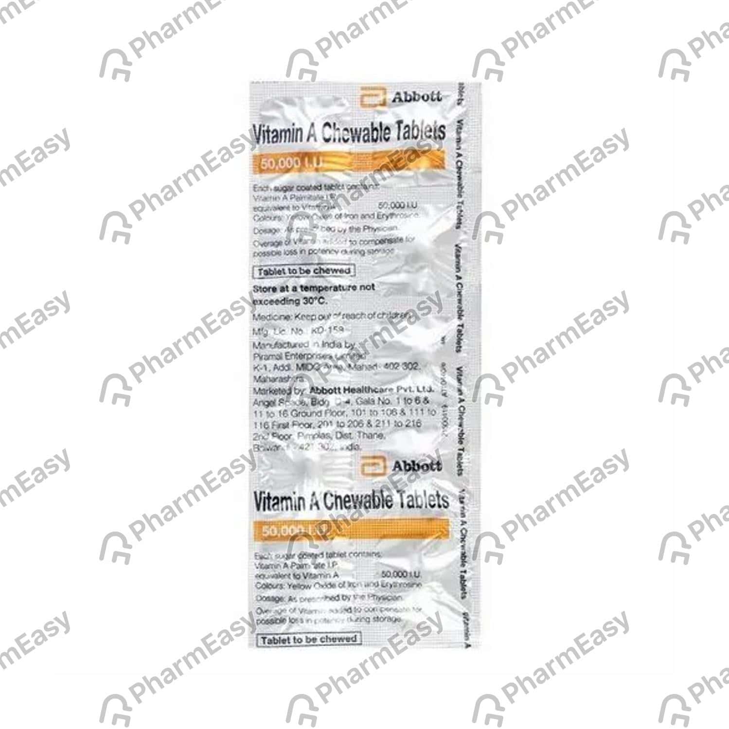 Buy Aquasol A 25000 IU Capsule (10) Online & Save Up to 24% at PharmEasy