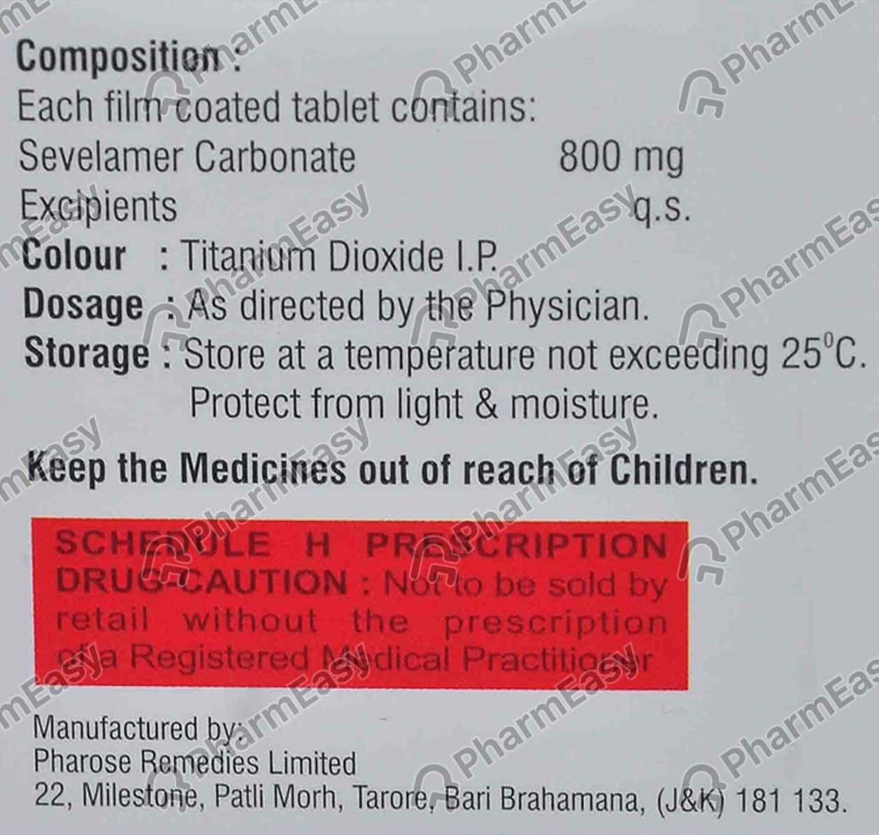 Sivel 800 MG Tablet (10): Uses, Side Effects, Price, Dosage ...