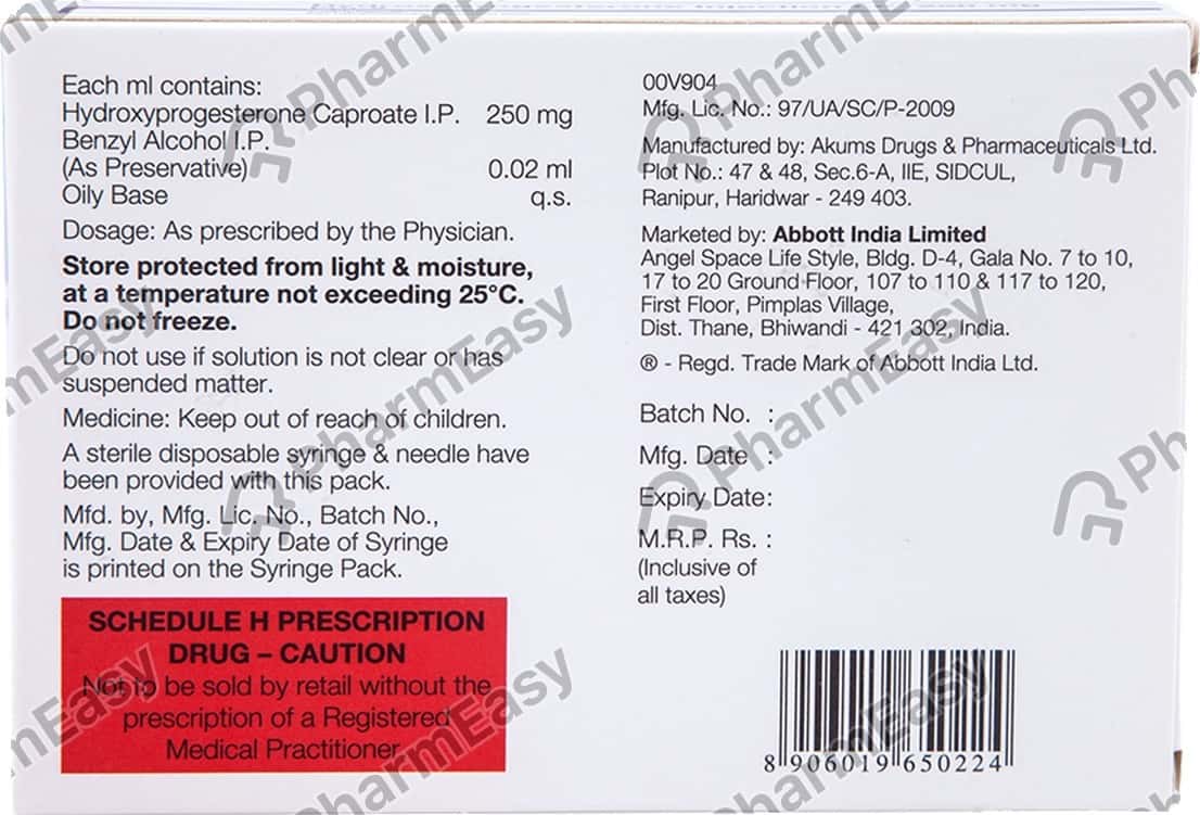 Pro 9 250 MG Injection (1): Uses, Side Effects, Price & Dosage | PharmEasy