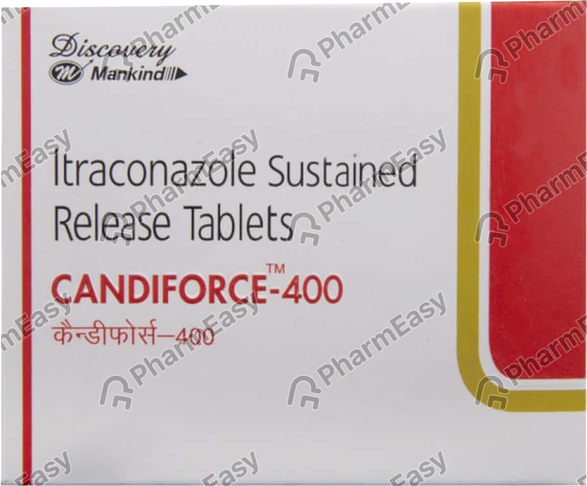 Candiforce 400 MG Capsule (4): Uses, Side Effects, Price & Dosage ...