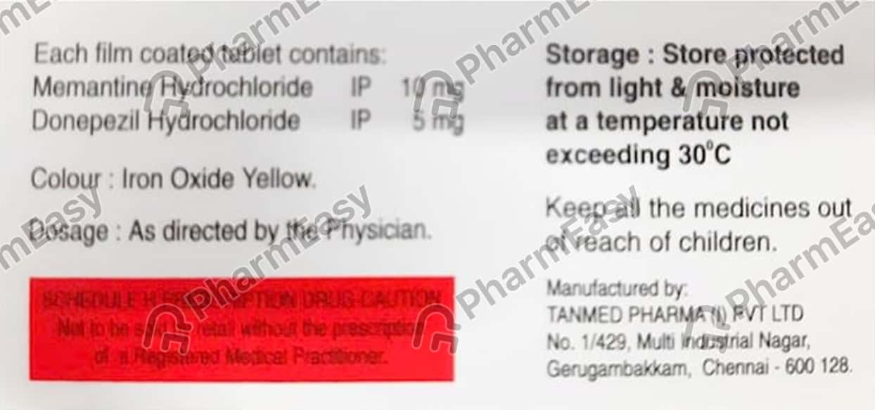 Donamind M 5mg Tablet: Uses, Side Effects, Price & Dosage | PharmEasy