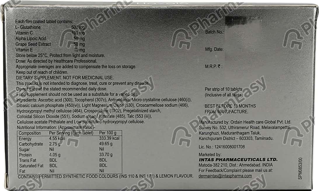 Buy HAVGLO STRIP OF 10 TABLETS Online & Get Upto 60% OFF at PharmEasy